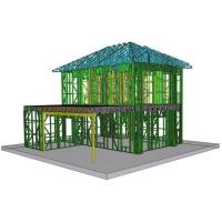 China Q235 Aluminum Alloy PVC Light Steel Framing Prefabricated House for sale