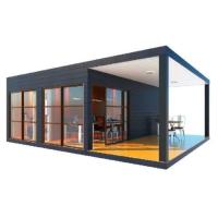 China CQGC 18mm MGO Light Steel Structure Container Flat Pack Home Extensions for sale