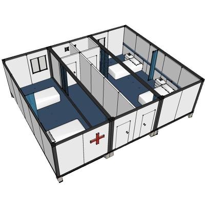 China 20ft 40ft Quick Install Modular Cabin Emergency Hospital for sale