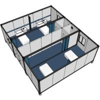 China 20ft 40ft Quick Install Modular Cabin Emergency Hospital for sale