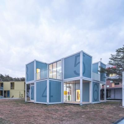 China Q235 Galvanized Fitting Flat Pack Container Foldable Extensions Garden House for sale