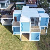 China Q235 Galvanized Fitting Flat Pack Container Foldable Extensions Garden House for sale
