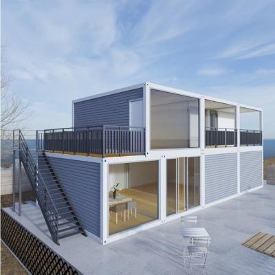 China Waterproof Prefab Shipping Living Container House Coffee Shops for sale