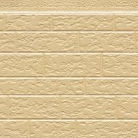 China 383mm Width Large Brick Decorative Fireproof B2 Insulated PU Sandwich Panels for sale
