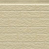 China 383mm Width Large Brick Decorative Fireproof B2 Insulated PU Sandwich Panels for sale