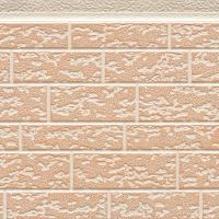 China 383mm Width Large Brick Decorative Fireproof B2 Insulated PU Sandwich Panels for sale