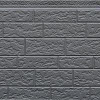 China 383mm Width Large Brick Decorative Fireproof B2 Insulated PU Sandwich Panels for sale