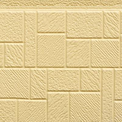 China Light Weight Mosaic Pattern B2 Fireproof Polyurethane Composite Sandwich Wall Panels for sale