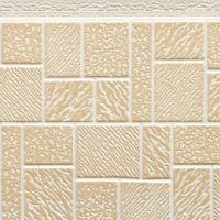 China Light Weight Mosaic Pattern B2 Fireproof Polyurethane Composite Sandwich Wall Panels for sale