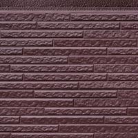 China 16mm 3D Corrugated Pattern Outdoor Cladding Decorative Siding Polystyrene PU Sandwich Panels for sale