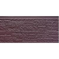 China 16mm Thickness Granulite Stone Pattern Polystyrene Foam Metal PU Sandwich Outdoor Panels for sale