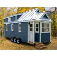 China 2 Story Prefabricated Light Steel Srtucture Tiny House On Wheels for sale