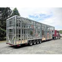 China 2 Story Prefabricated Light Steel Srtucture Tiny House On Wheels for sale
