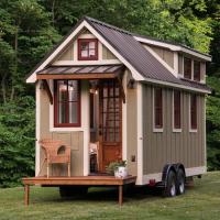 China 15mm OSB Board Light Steel Z275 Prefab Prefabricated 1 Bedroom 1 Bathroom Tiny House For Camping for sale