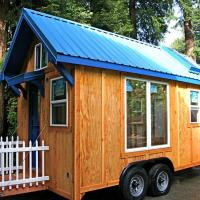 China 15mm OSB Board Light Steel Z275 Prefab Prefabricated 1 Bedroom 1 Bathroom Tiny House For Camping for sale