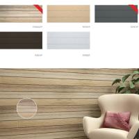 China B2 Fireproof Antique Wood Grain Exterior Polyurethane PU Sandwich Wall Panels for sale