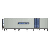 China 2 Beadrooms 40FT Prefab Modular Shipping Container House Office for sale