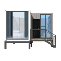 China 2 Beadrooms 40FT Prefab Modular Shipping Container House Office for sale