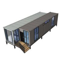 China 2 Beadrooms 40FT Prefab Modular Shipping Container House Office for sale