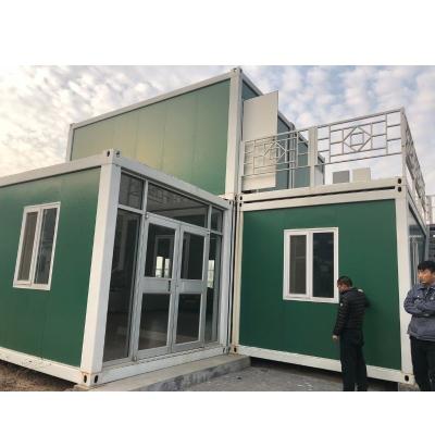 China 2 Story Prefab Shopping Coffee Shop Mobile Modular Shipping Container House for sale