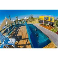 China 20ft 40ft Outdoor Above Ground Mobile Prefab Shipping Container Swimming Pool for sale