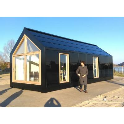 China 2 Beadrooms Prefab Mobile Log Cabin Light Steel Resort Tiny House for sale