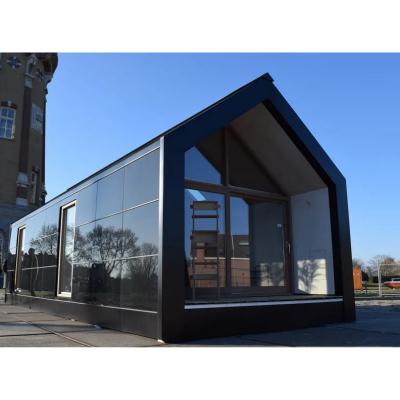 China 100m2 Light Steel Structure Prefab Mobile Log Cabin Light Steel Resort Tiny House for sale