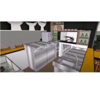 China 20ft 40ft Mobile Street Fast Food Store Prefabricated Shipping Container Coffee Shop Cafe Bar for sale