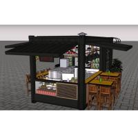 China 20ft 40ft Mobile Street Fast Food Store Prefabricated Shipping Container Coffee Shop Cafe Bar for sale