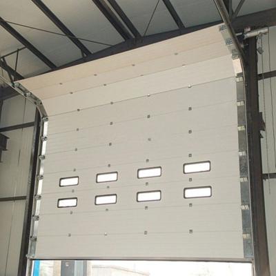 China External 0.5m/S Steel Sandwich Overhead Industrial Garage  Roller Doors for sale