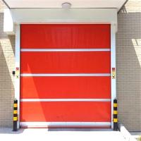 China 2m/S 1.5KW PVC Curtain Industrial Sectional Overhead Door For Warehouse for sale