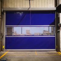 China 2m/S 1.5KW PVC Curtain Industrial Sectional Overhead Door For Warehouse for sale