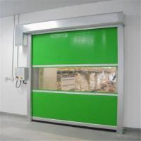 China 2m/S Opening Rolling PVC Fast Action Rapid Rise Industrial Sectional Doors For Interior for sale