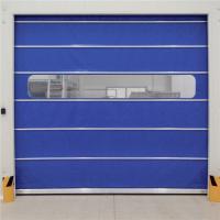 China 2m/S Opening Rolling PVC Fast Action Rapid Rise Industrial Sectional Doors For Interior for sale