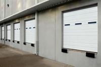 China Roller Shutter Industrial Sectional Door 380V 40mm With Windows for sale