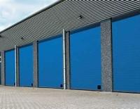 China Overhead Industrial Sectional Doors Automatic Double Outdoor Sliding for sale