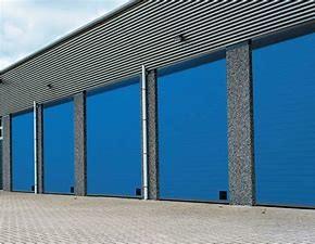 China Overhead Industrial Sectional Doors Automatic Double Outdoor Sliding for sale