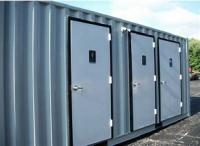 China Hotel Use Prefabricated Modular Toilet FRP Bathroom 0.8mm Galvanized Steel for sale