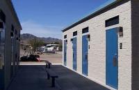 China Alumnium Build Prefabricated Container Toilets House Portable Bathroom for sale