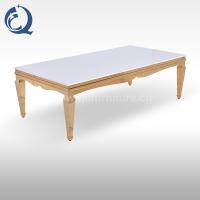China Modern 20 - 40mm Luxury Marble Dining Table 12 Seat 96x48x30inch for sale