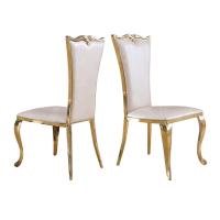 China Restaurant ODM SS Dining Chairs With Upholstered Seat Cushion for sale