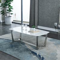 China Marble 20mm White Granite Top Coffee Table Retangular Shape Home Furniture for sale