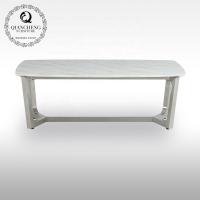 China Marble 20mm White Granite Top Coffee Table Retangular Shape Home Furniture for sale