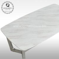 China Marble 20mm White Granite Top Coffee Table Retangular Shape Home Furniture for sale