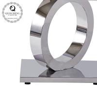 China Marble OEM Stainless Steel Side Tables Square 60x60 Mirror Side Tables for sale