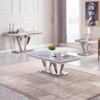 China OEM 140x45x75cm Metal Marble Top Console Table For Living Room for sale