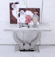 China Living Room 65kg European Style Console Table 160cm Stainless Steel Frame for sale