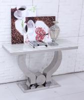 China Living Room 65kg European Style Console Table 160cm Stainless Steel Frame for sale