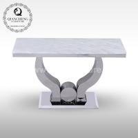 China Living Room 65kg European Style Console Table 160cm Stainless Steel Frame for sale