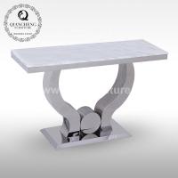 China Living Room 65kg European Style Console Table 160cm Stainless Steel Frame for sale